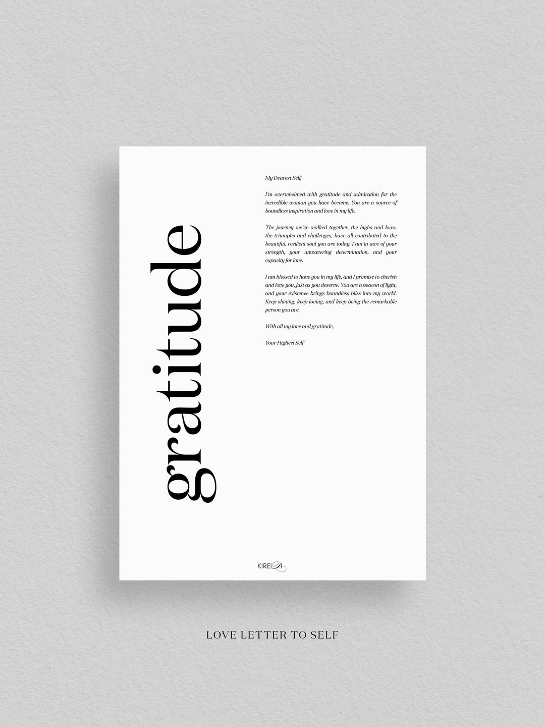 Daily Gratitude - Worksheet + Bonus - Bundle - 9 Pages - (V1) – KireiQi